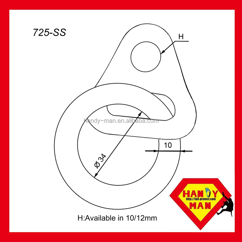Ce Rock Climbing Ring Anchor - Buy Ring Anchor,Fixed Anchor,Climbing ...