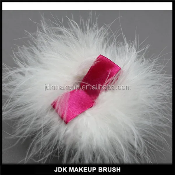 Hot Selling Wholesale Baby Pink Ultra Soft Feather Powder Puff - Buy ...
