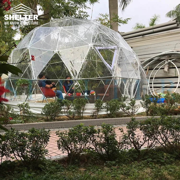Steel Frame Transparent Pvc Geodesic Garden Igloo Dome - Buy Igloo Dome ...