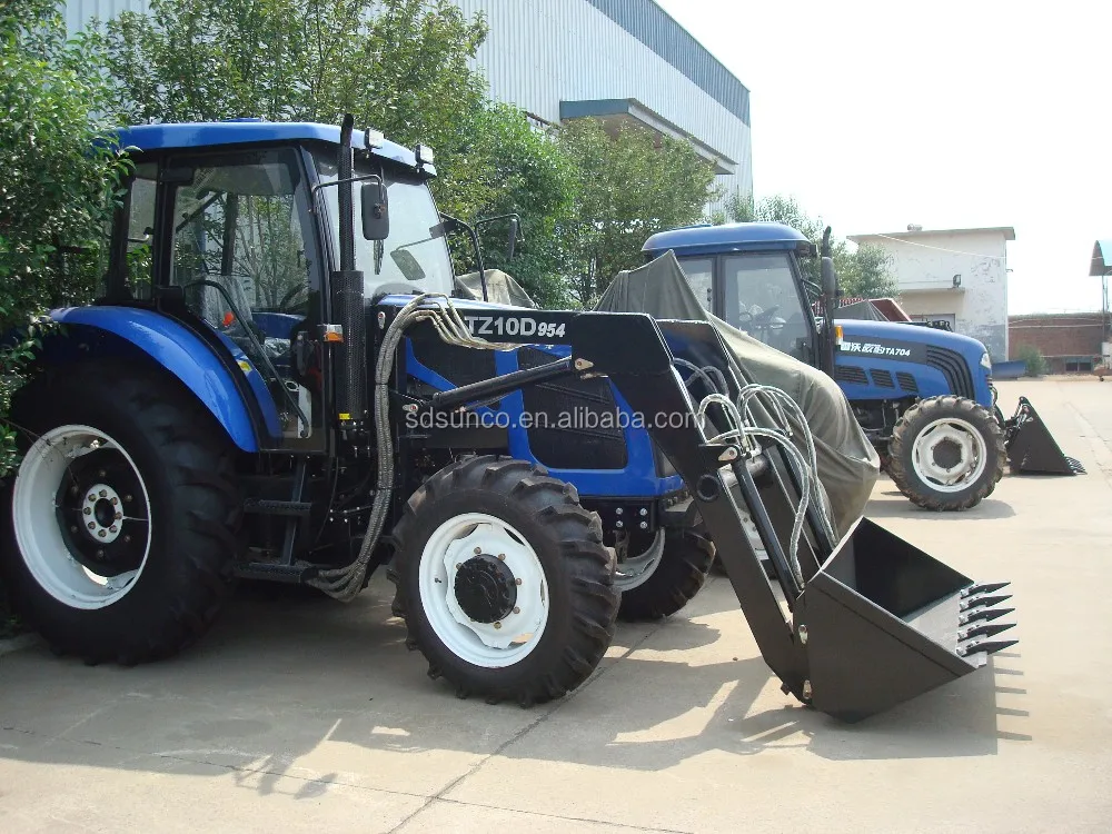 Tractor Front End Loader with Euro Quick Hitch Bucket for 20-180hp ...