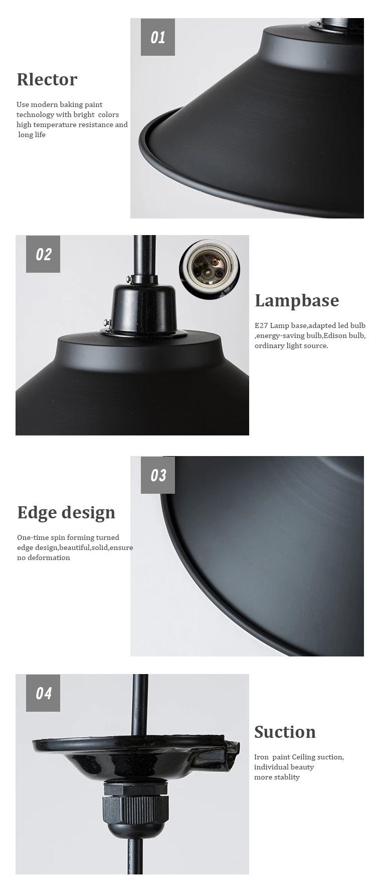 Factory Hanging Light Fixtures Indoor Modern Industrial Led Hanging ...