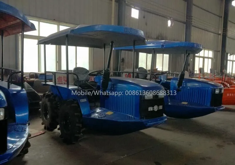 15hp-70hp Boat Tractor For Rice Paddy Field And Dry Land,Rice Farming ...