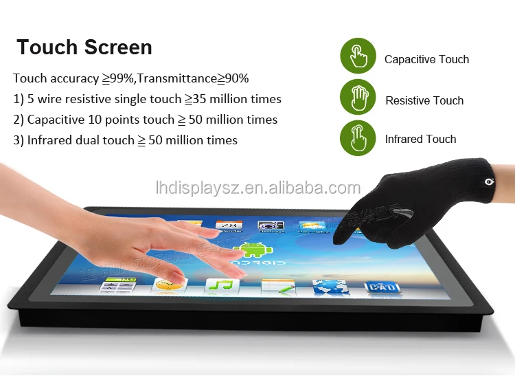 RK3288/A64/RK3399 android touch screen all in one pc, custom NFC touch ...