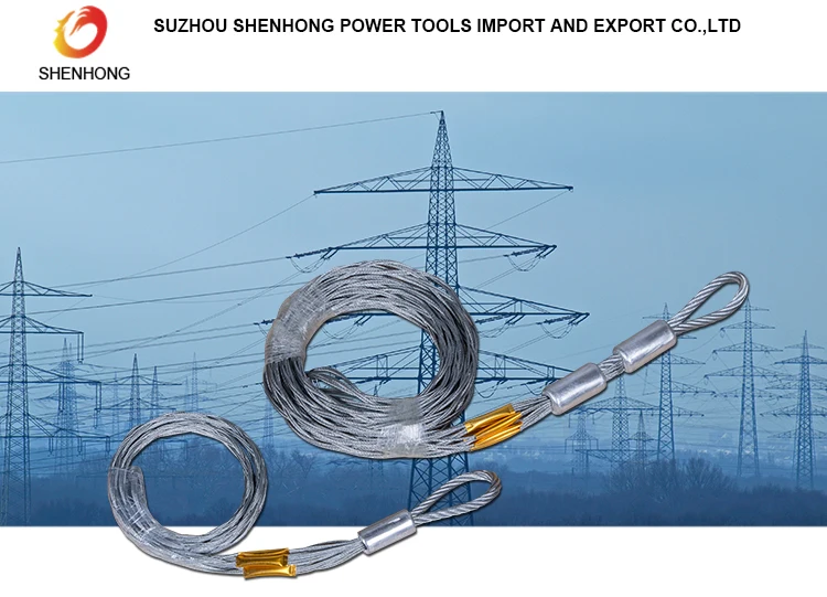 Head Type Stocking Pulling Grips Cable Socks For Overhead Conductors ...