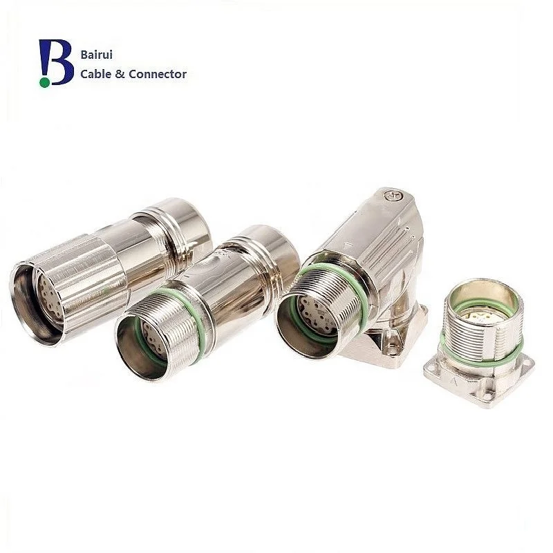 M23 623 Series Cable Mount Connector 12 Pole Plug Metal Field ...