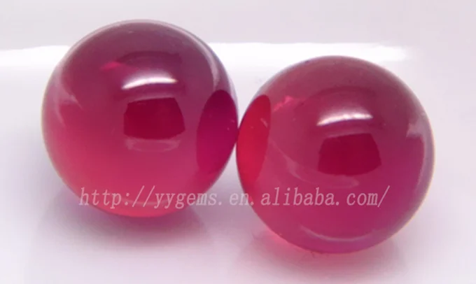 Synthetic Ruby Stone Wholesale Ruby Ball Price - Buy Synthetic Ruby ...