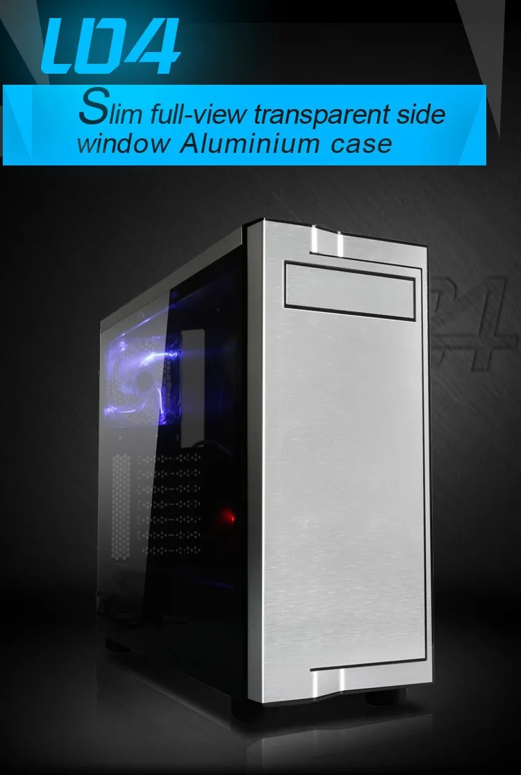 Black Secc Aluminum Custom Mid Tower Pc Case - Buy Pc Tower,Pc Tower ...
