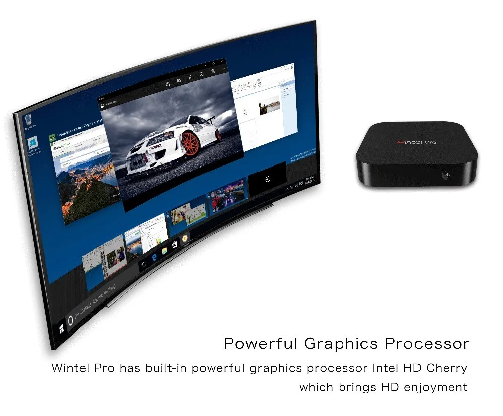 Wintel W8 Pro Windos 10 Intel Z8300 Tv Box 2gb 32gb Smart Media Player ...