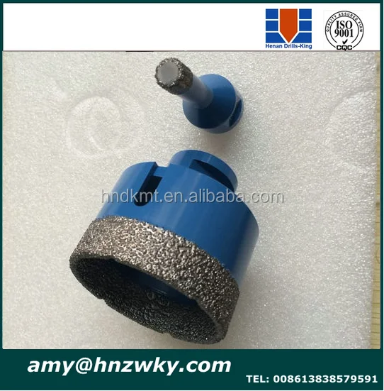 White Nephrite (jade) Rough Core Drill Bit Granite Marble/ Core Drill ...