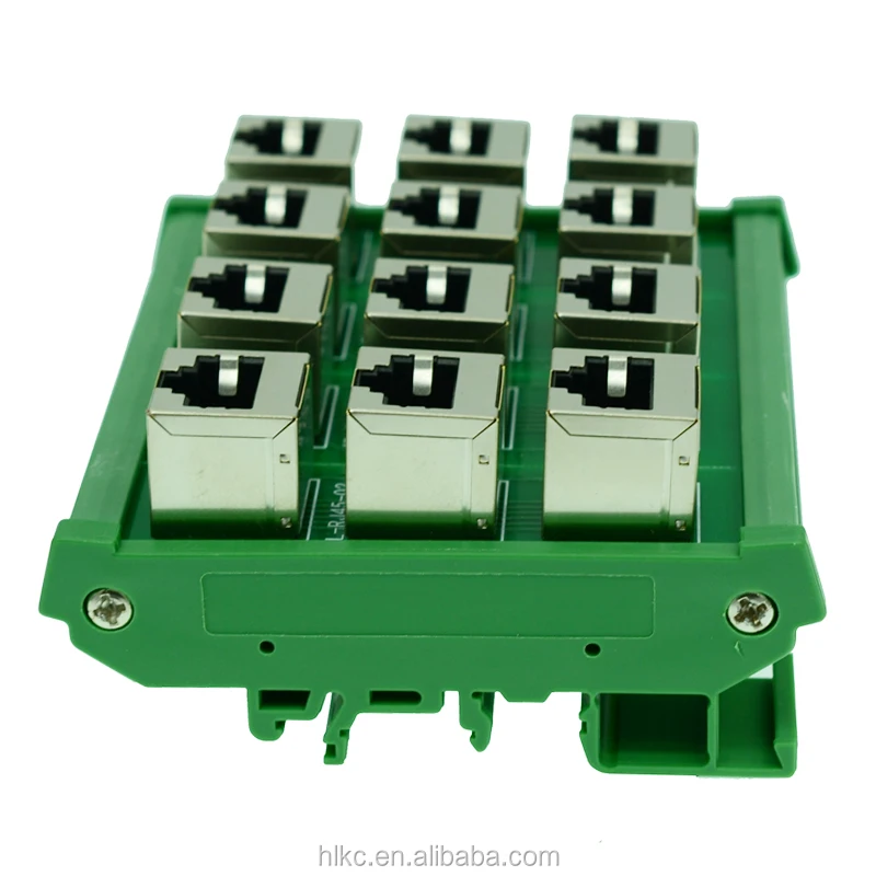 Rj45 Splitter 1 To 2 Ethernet Splitter Din Rail Mounting - Buy Rj45 ...