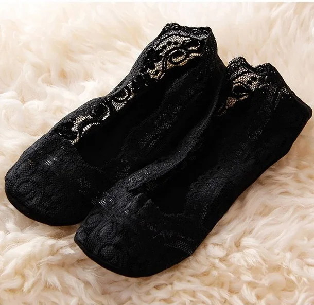 2018 Luxury Sexy Lace No Show Footie For Women Buy Lace No Show Footieslace Footies For Women