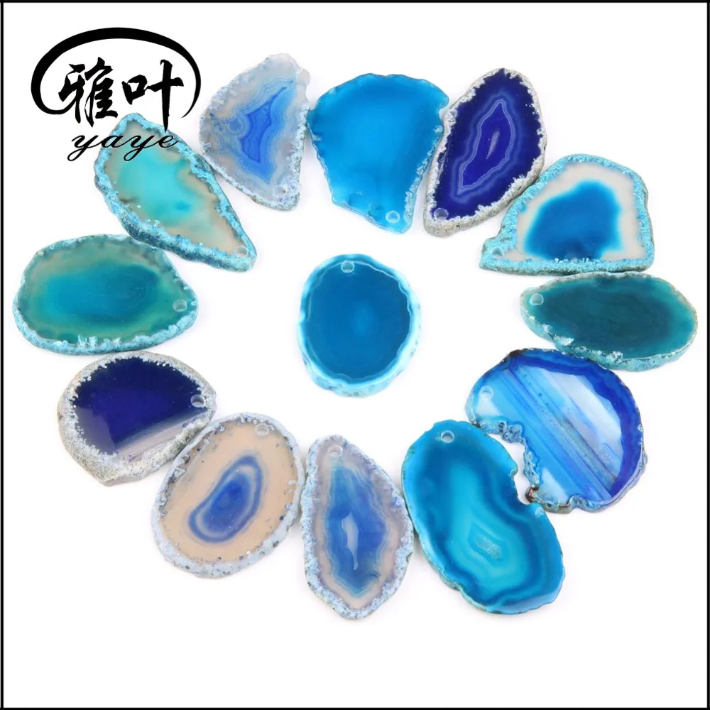 Wholesale Natural Agate Slice With Geode Colorful Polished Agate Slices ...