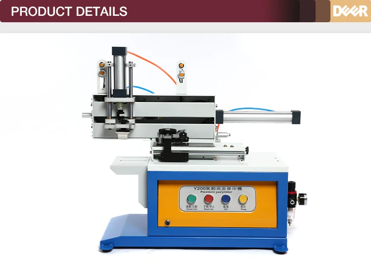 Environmental Desktop Pneumatic Ink Pad Printing Machine Pad Printer ...