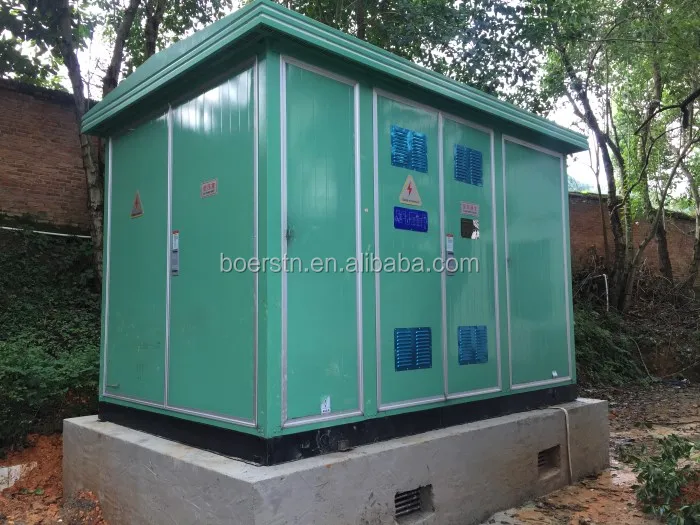 Customized 33KV Outdoor Prefabricated Compact Cubicle Transformer Station