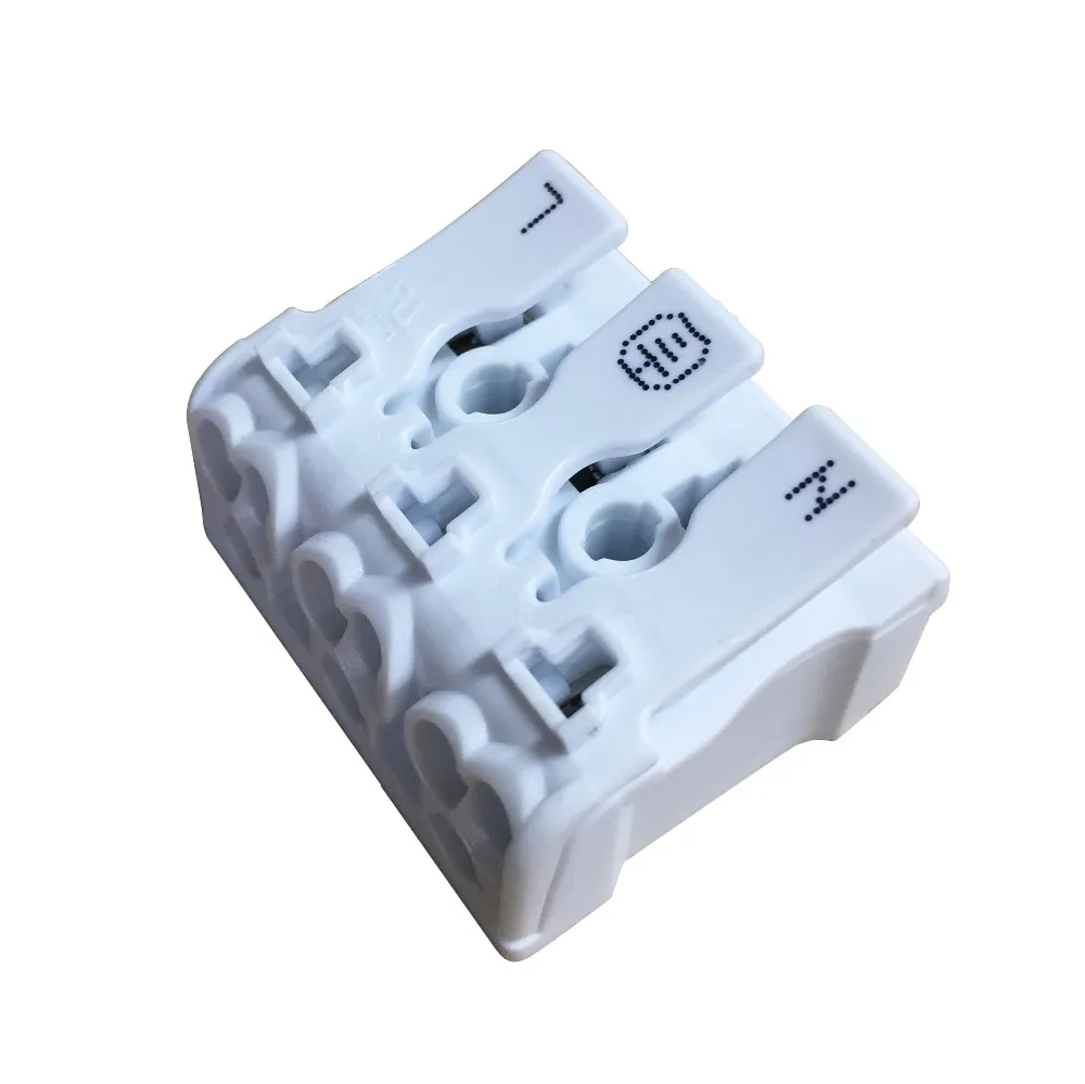 Conlight P02 Series - Easy Mounting 3 Pin Terminal Block