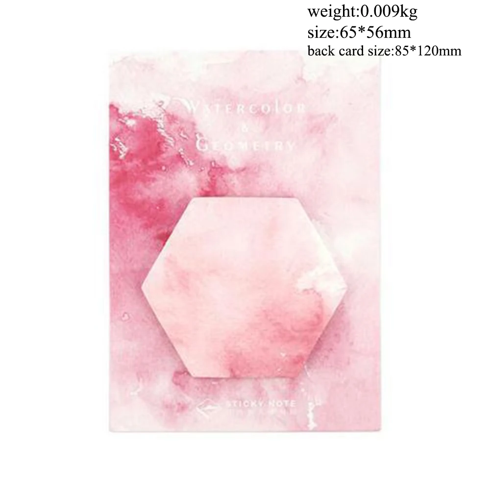 Multi Colored Decorative Different Unique Cute Shaped Hexagon Sticky ...