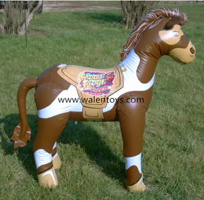 Inflatable Pony Horse,Giant Inflatable Horse 57 " Brown White Blow Up ...
