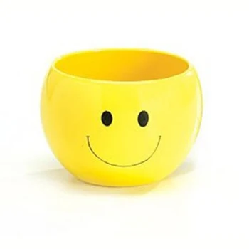 Adorable Ceramic Smiley Face Happy Face Planter Pot For Desktop Home ...