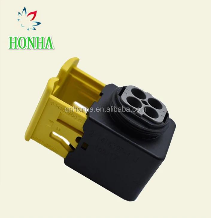 Amp Tyco 4 Way 2-1418390-1 Female Ecu Electrical Automotive Connector ...