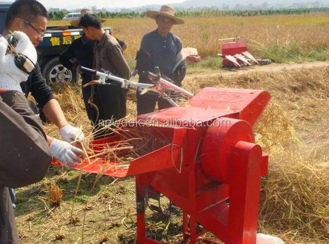 Neweek Movable Manual Wheat Threshing Paddy Homemade Millet Thresher ...