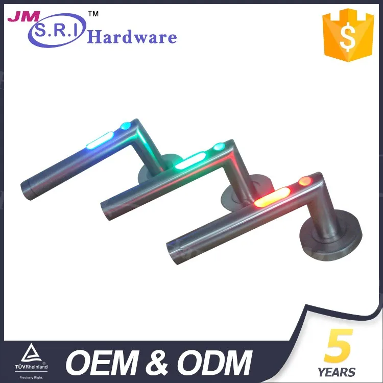 Modern Stainless Steel Led Light Door Lever Handle - Buy Lighted Door ...