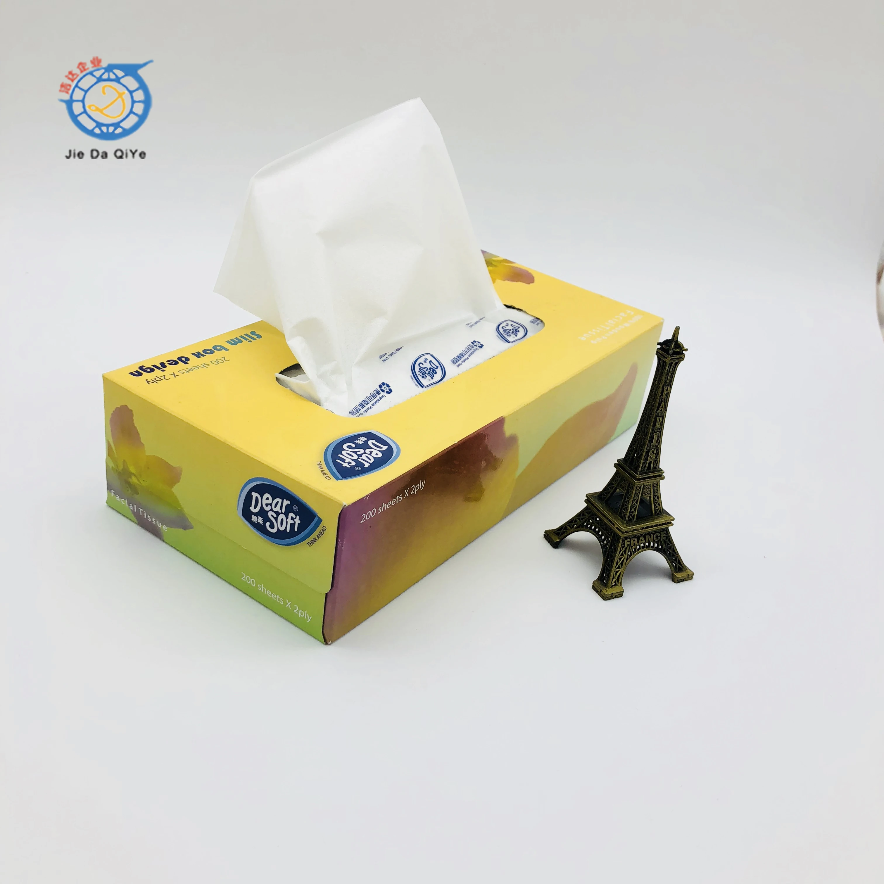 Eco-friendly 100% Recycled Pulp Ultra Soft Small Cube Box Facial Tissue ...