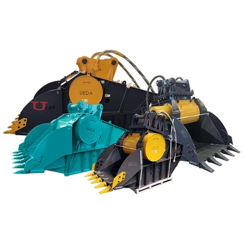 Rock Breaker Crusher Jaw Bucket 5tn Excavator R225lvs - Buy Rock ...