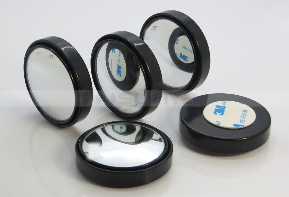 3r-035 Auto Car Rearview Round Blind Spot Mirror Wide Angle Lens 360 ...