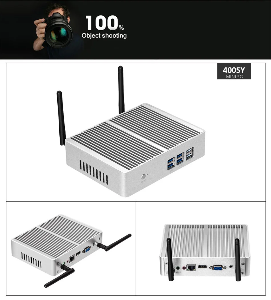 Intel Core I5-5200u Fanless Mini Pc Hd Graphics 5500 Ddr3l 8gb Ssd ...