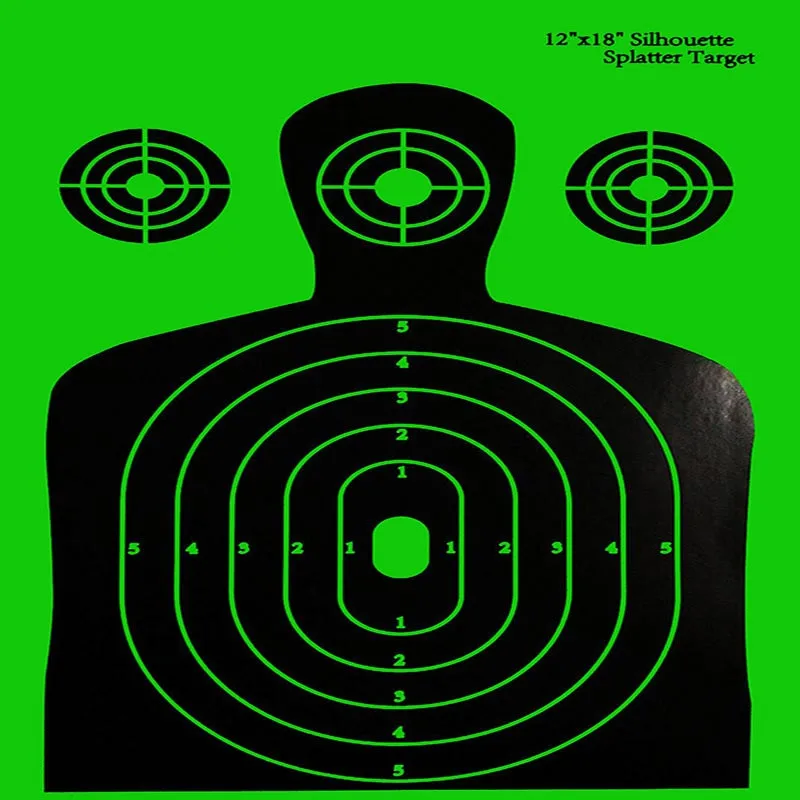 12"x18" Splatter Shooting Target 2.0 Tactical Metal Steel Slingshot ...