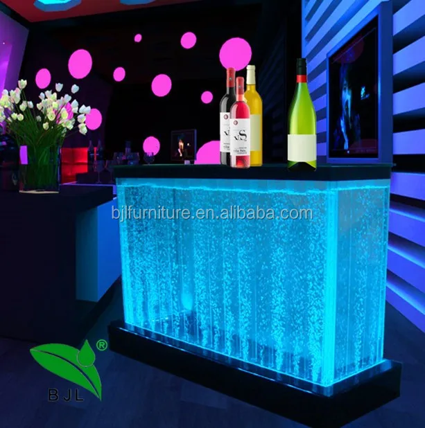Modern Led Bar Counter Acrylic Bar Furniture Used Light Plastic Table ...