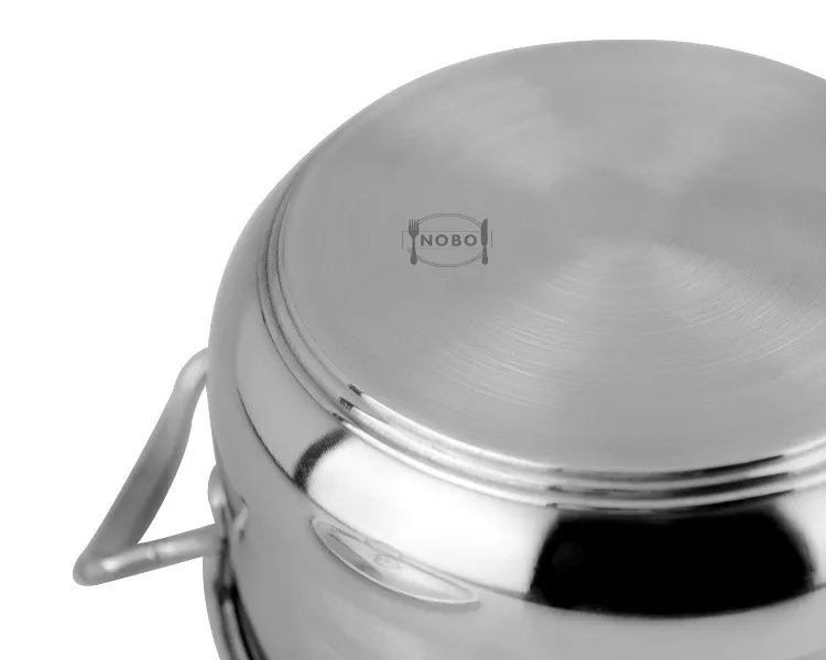 Set Of 8 Induction Bottom Kitchen Cooking Pot Cookware Set Stainless ...