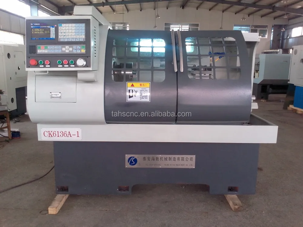Dnc Lathe Machine Ck6136a-1 High Precision Lathe Cnc Machine With 828d - Buy Cnc Machine,Dnc ...