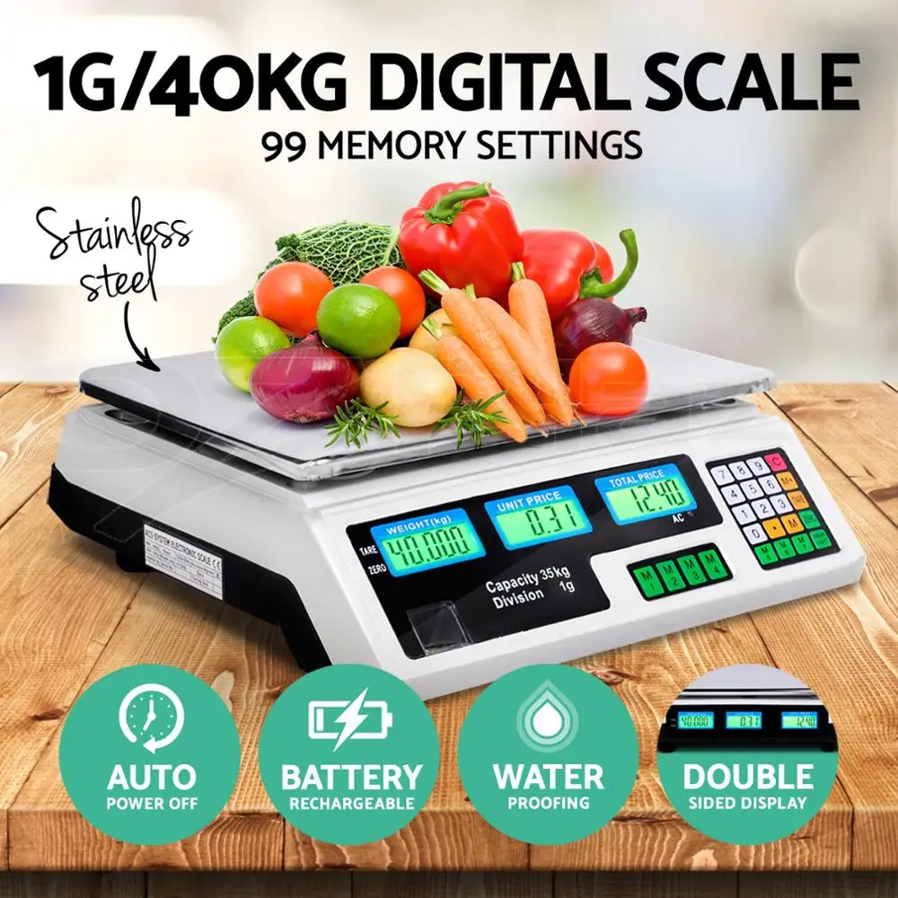 Electronic Price Computing Scale - 30kg Capacity
