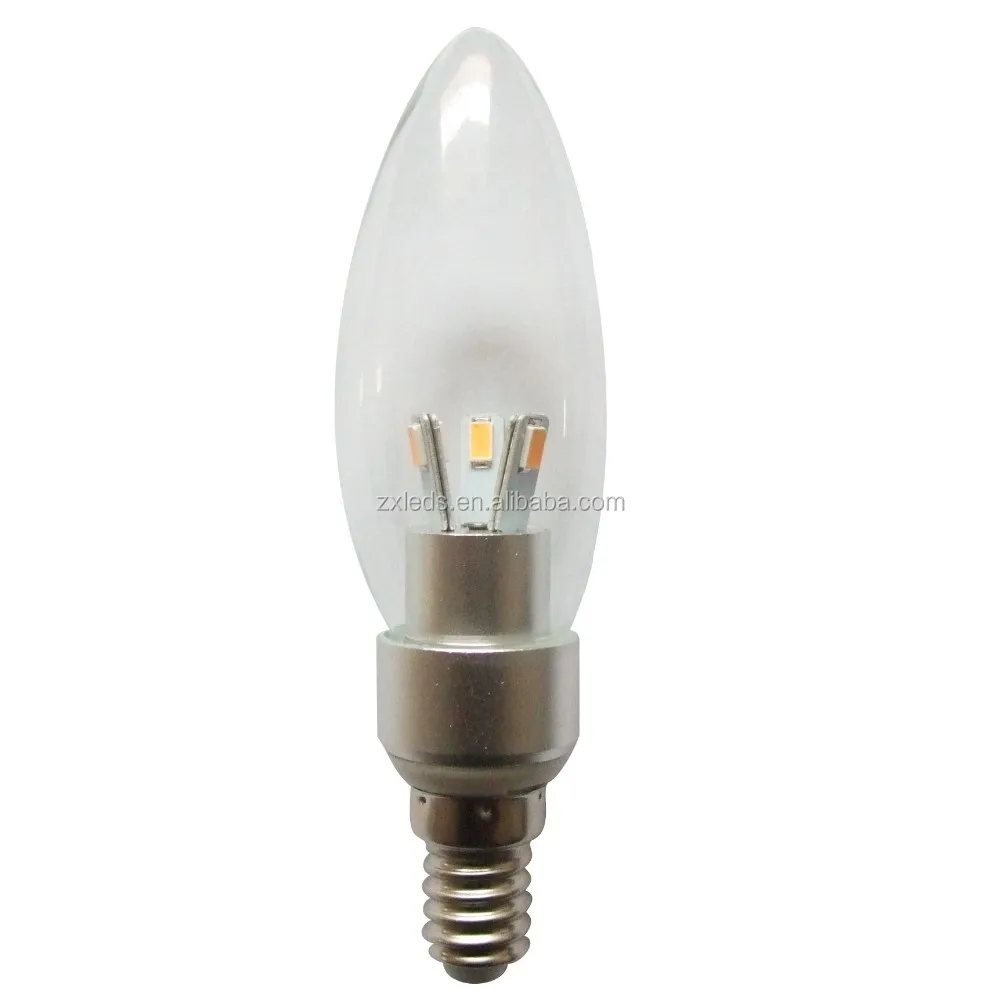 E10/e11/e12/e14/e17/b15 Led Canle Bulb 3w Non-dimmable: Ac85-265v ...