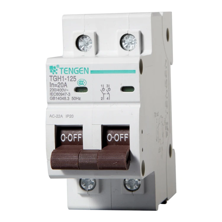 Tgh1 Miniature Single Phase Thermal Hydraulic Magnetic Circuit Breaker ...