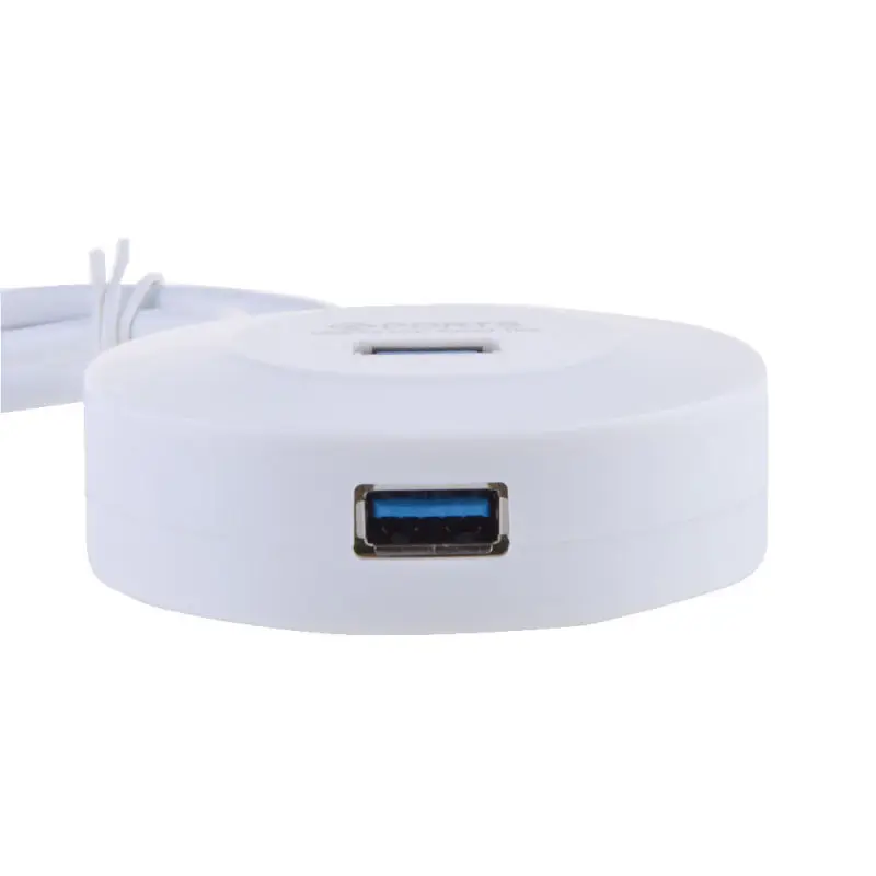 High Speed Portable Computer Extension 4 Ports Usb Hub Round Shape 3.0 ...