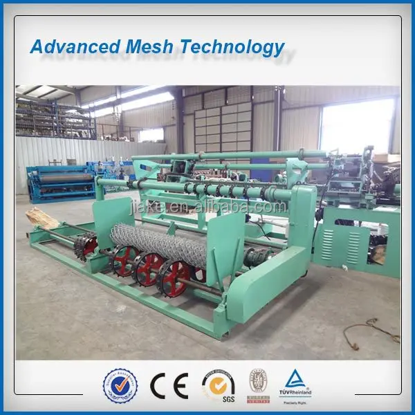 Steel Wire Mesh Fence Making Machine Chain Link Fence Weaving Machine ...