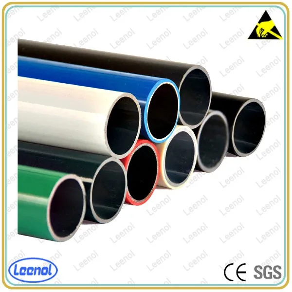 Plastic Coated Lean Pipe /lean Tube/for Automobile Production Line ...