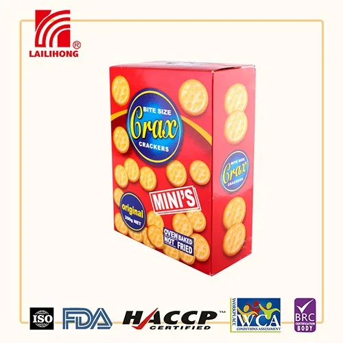 Mini Round Crispy Salty Milk Crax Crackers Biscuits - Buy Salty Milk ...