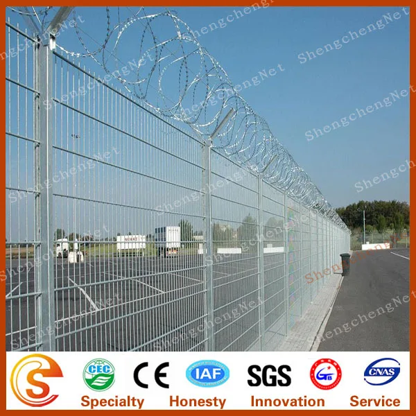 High Security Fence Used Military Fence With Barbed Wire Army Fence ...