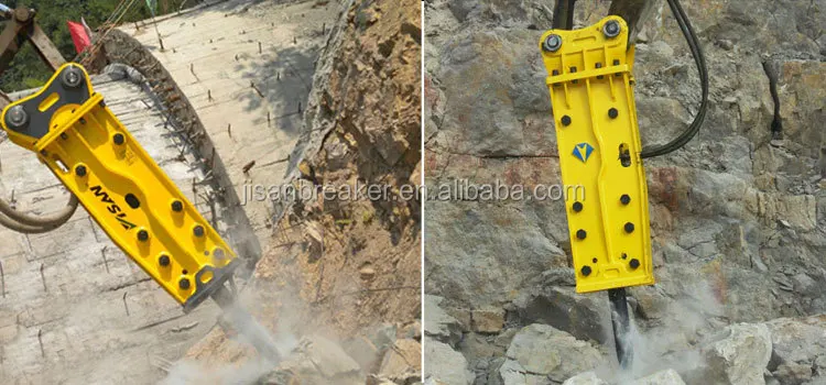Hydraulic Stone Breaking Hammer - Efficient Rock Breaker