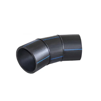 Pe80 Pe100 Sdr11 Sdr 17 Sdr 17.6 Hdpe Pipe Welding Fittings Bend 45 Degree Elbow - Buy Welding ...