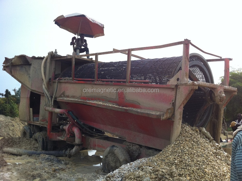 China Mobile Gold Processing Plant Gold Mining Equipment / Gold Mineral ...