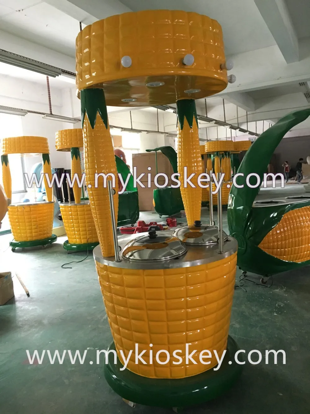 Morden Fashion Corn In Cup Kiosk | Fiberglass Corn In Cup Stand For ...