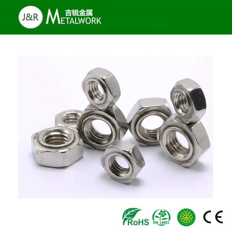 M6 M9 M10 A2 A2-70 A4 Ss304 Ss316 Stainless Steel Hex/hexagon Spot Weld ...