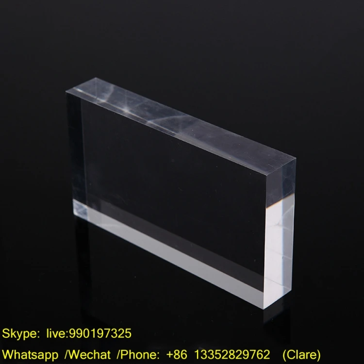 Polished Clear Acrylic Lucite Block - Buy Acrylic Block,Clear Acrylic ...