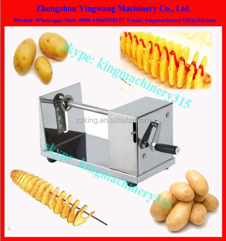 Potato Spiral Cutting Machine - Efficient & Durable