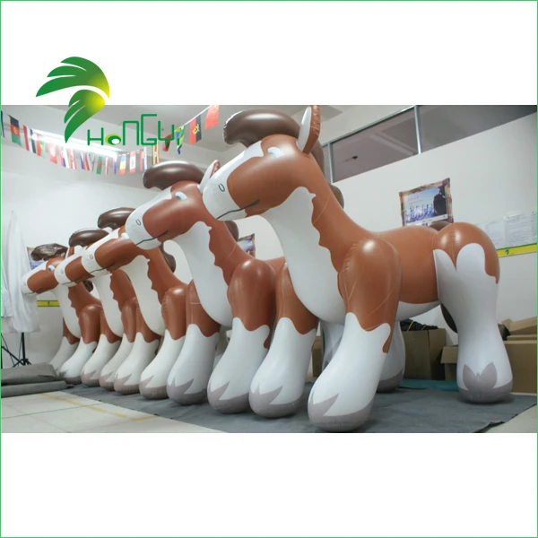 Modelo De Dibujos Animados Caballo Inflable Personalizado Caballo Gordo ...
