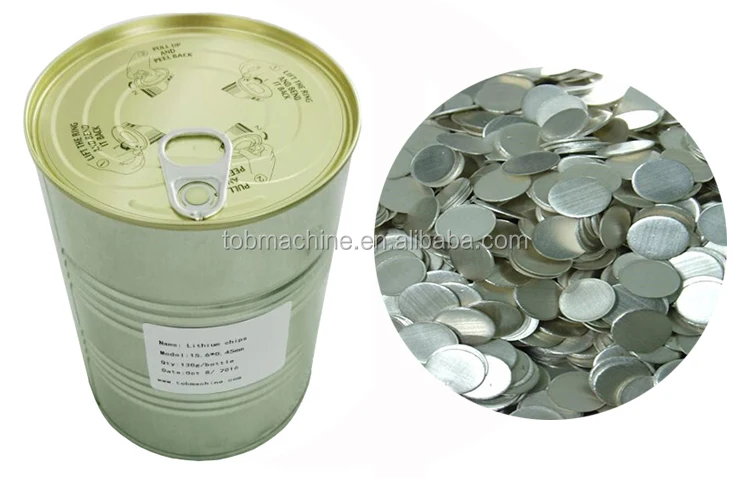 99.9% High Purity Lithium Chip,Lithium Metal Foil,Lithium Metal Ingot ...